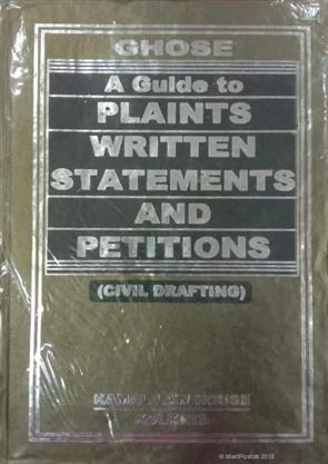 A Guide to Plaints, Written Statements and Petitions Civil Pleadings ...