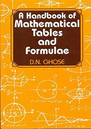 A Handbook Of Mathematical Tables And Formula, Mathematics & Statistics ...