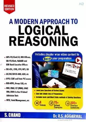 A Modern Apprach To Logical Reasoning Rev Ed (2022), NEET Exam Books, S Chand Publishing