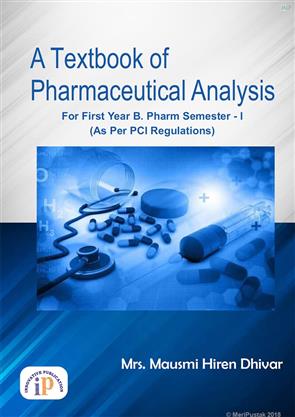 A Textbook of Pharmaceutical Analysis- For First Year B Pharm Semester ...