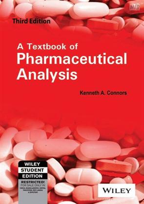 A Textbook Of Pharmaceutical Analysis 3Rd Edition, Pharmacy Books, John ...