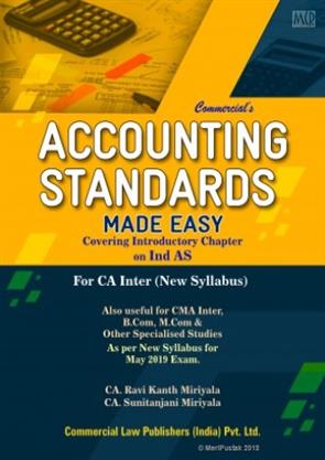 Accounting Standards Made Easy For Ca Inter New Syllabus, CA IPCC Books ...