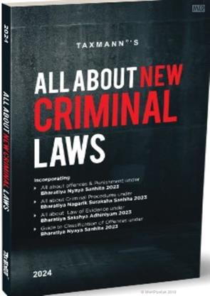 All About New Criminal Laws, Criminal Law Books, Taxmann