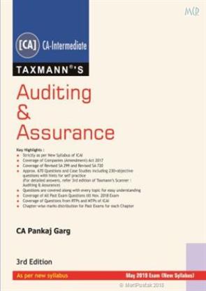 Auditing & Assurance By Ca Pankaj Garg (Ca-Intermediate)- New Syllabus, CA IPCC Books, Taxmann ...