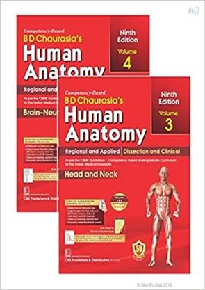 B D Chaurasia's Human Anatomy 9th Edition Vol 3 and 4 Regional and ...
