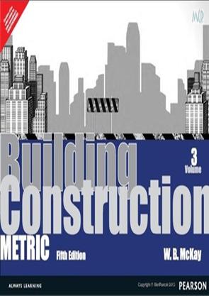 Building Construction Vol 3, Civil Engineering Books, PEARSON EDUCATION