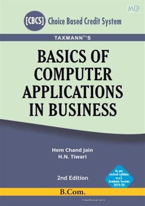 Basics Of Computer Application In Business, Higher Education, Taxmann ...