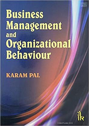 Business Management And Organizational Behaviour, Management Entrance ...