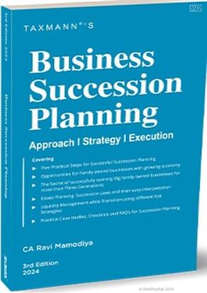 Business Succession Planning Edition 2024, Business Books, Taxmann