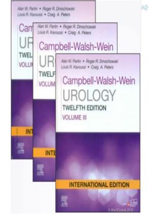 Campbell Walsh Urology-Twelfth Edition - Set of 3 Volume (IE) Hardbound ...