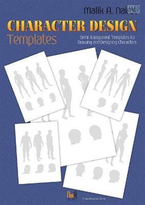 Character Design Templates Semi-Transparent Templates For Drawing And ...