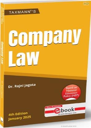 Company Law - UGCF, NEP edition 2025, Companies Act 2013 with Rules, Taxmann