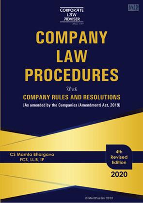 Company Law Procedures With Company Rules And Resolutions 4Th Revised ...