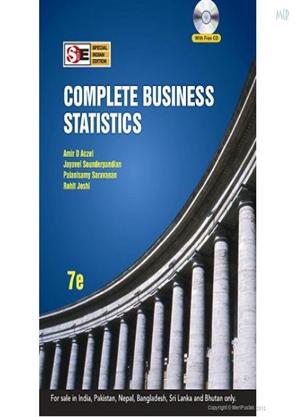 Complete Business Statistics - Sie, Books, McGraw Hill