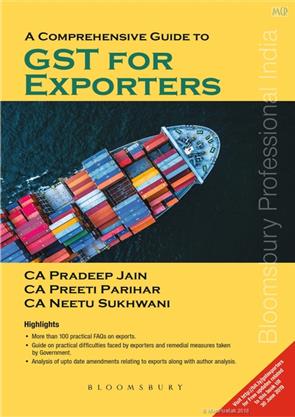 Comprehensive Guide To Gst For Exporters, GST Books, Bloomsbury India