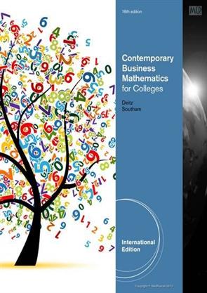 Contemporary Business Mathematics For Colleges, Mathematics ...