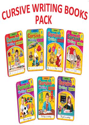 Cursive Writing Book Pack (7 Titles), Kids Books, Dreamland Publications