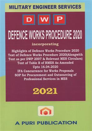 Defence Works Procedure 2020, Auditing & Taxation Books, Puri Publications