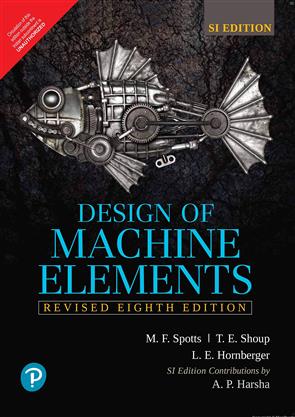 Design Of Machine Elements By Pearson, Engineering Books, PEARSON INDIA