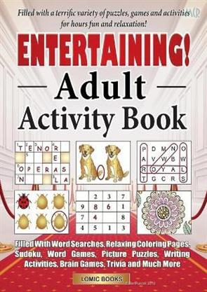 Entertaining! Adult Activity Book Filled with Word Searches Relaxing ...