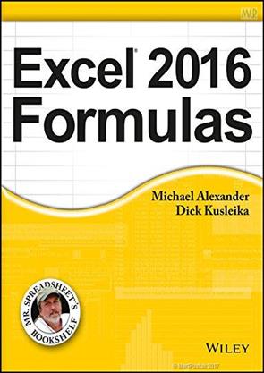 Excel 2016 Formulas, Computer Science and Information Technology Books ...