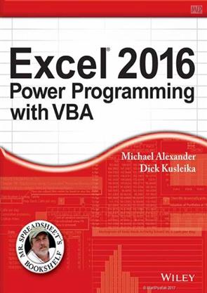 Excel 2016 Power Programming With Vba, Computer Science and Information Technology Books, John Wiley