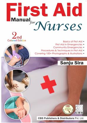 First Aid Manual For Nurses, Nursing Books, CBS Publishers and Distributors