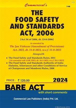 Food Safety and Standards Act, 2006 As amended by The Jan Vishwas ...
