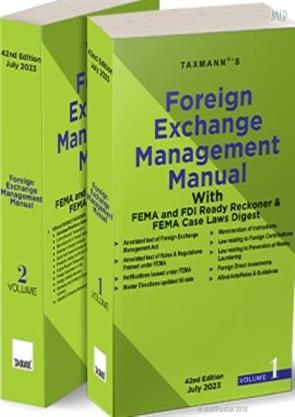 Foreign Exchange Management Manual with FEMA and FDI Ready Reckoner and ...