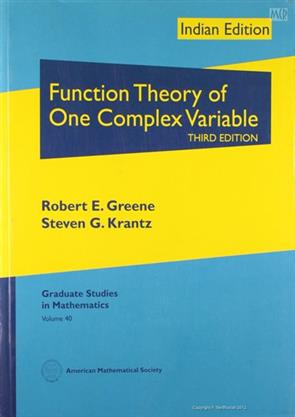 Function Theory Of One Complex Variable, Books, Orient Blackswan