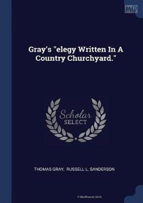 Grays elegy Written In A Country Churchyard., Poem / Poetry, Sagwan Press