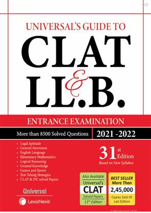 Guide To Clat & Ll.B. Entrance Examination 2021-22, CLAT Books, LexisNexis