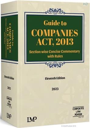Guide to Companies Act 2013 11th Edition 2023, Companies Act 2013 with ...