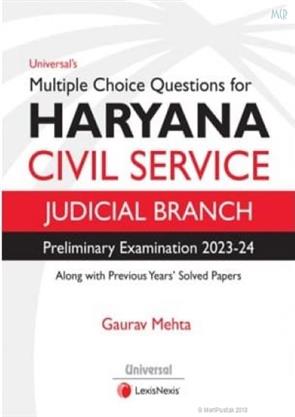 Haryana Civil Service (Judicial Branch) Preliminary Examination, Law ...