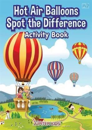 Hot Air Balloons Spot The Difference Activity Book, Fiction Book ...