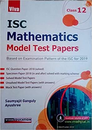 ISC Model Test Paper for Mathematics Class XII, Books, VIVA BOOKS