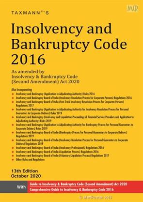 Insolvency And Bankruptcy Code 2016 As Amended By Insolvency ...