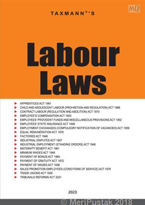 Labour Laws Edition January 2023, Labour Law Books, Taxmann Publications