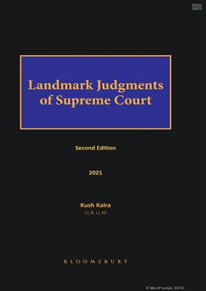 Landmark Judgments of Supreme Court Second Edition, Supreme Court ...