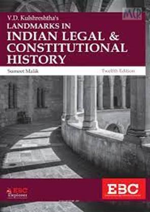 Landmarks In Indian Legal and Constitutional History 12Th Edition ...