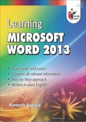 Learning Microsoft Word 2013, Computer Science and Information ...