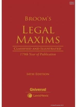 Legal Maxims edition 2024, Legal Books, Lexis Nexis