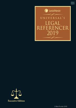 Legal Referencer 2019 (Executive Edition), Research & Reference Law ...