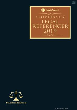 Legal Referencer 2019 (Standard Edition), Research & Reference Law ...