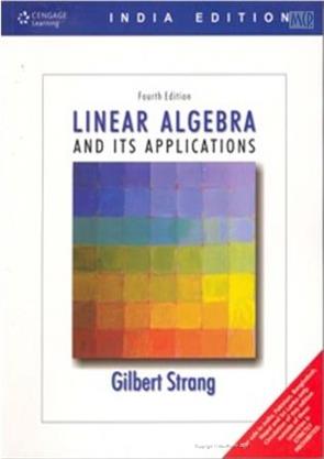 Linear Algebra And Its Applications, 4Th Edition, Books, Cengage Learning