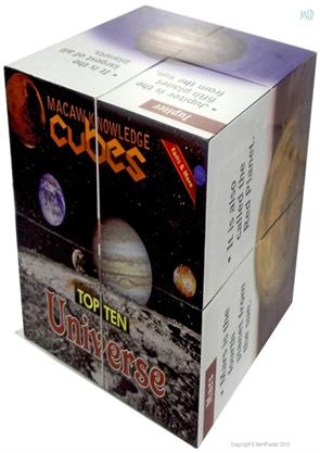 Macaw Knowledge Cubes Facts & More: Universe, Knowledge & Learning Cubes, Macaw Books