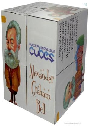 Macaw Knowledge Cubes Scientist: Alexnder Graham Bell, Knowledge & Learning Cubes, Macaw Books