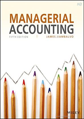 Managerial Accounting 5Th Edition, Accounting & Auditing Books, John Wiley