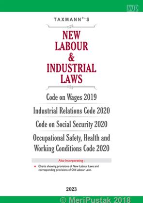 New Labour & Industrial Laws 2023, Labour Law Books, Taxmann Publications