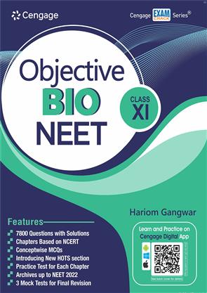Objective Bio Neet Class Xi, NEET Exam Books, Cengage India